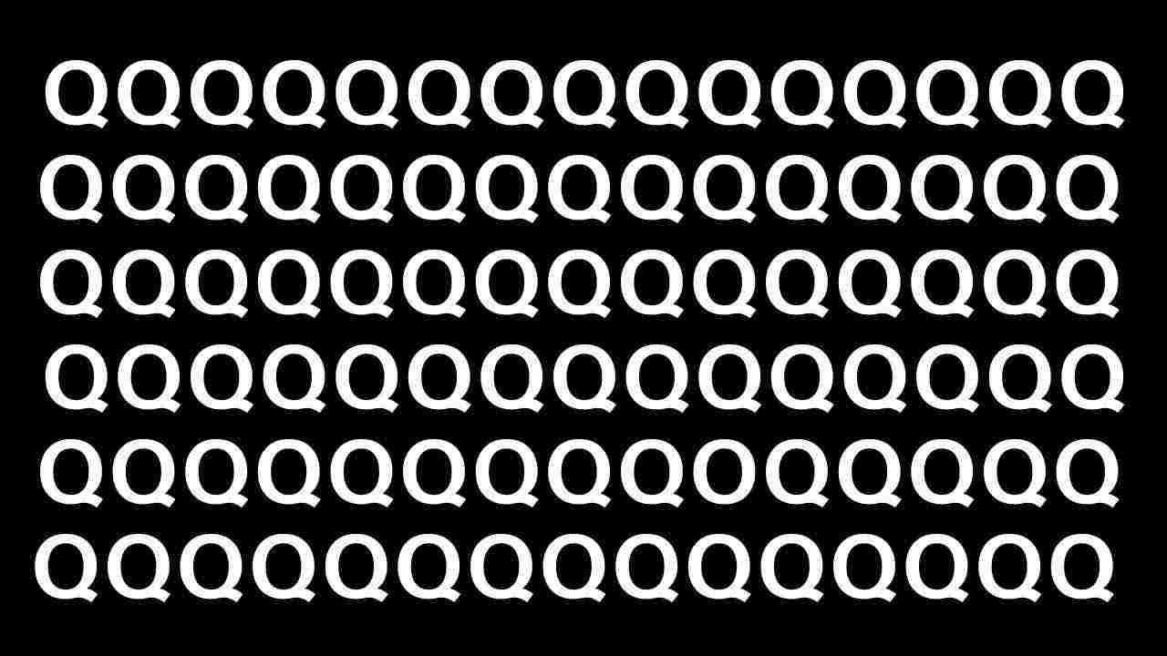 Test visivo della "O": se trovi la lettera nascosta sei un genio ...